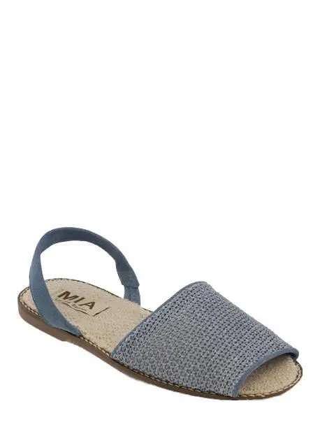 Mia Brazil Slingback Sandal - Denim Woven