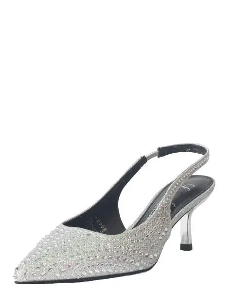 LAUREN LORRAINE Sylvia Pumps - Silver