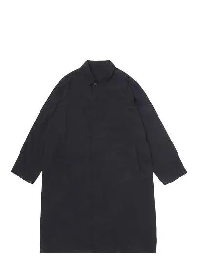 VOWELS Packable Nylon Coat - Black