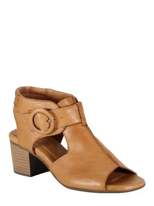 DIBA TRUE Cora Line Leather Heeled Sandals - Coconut
