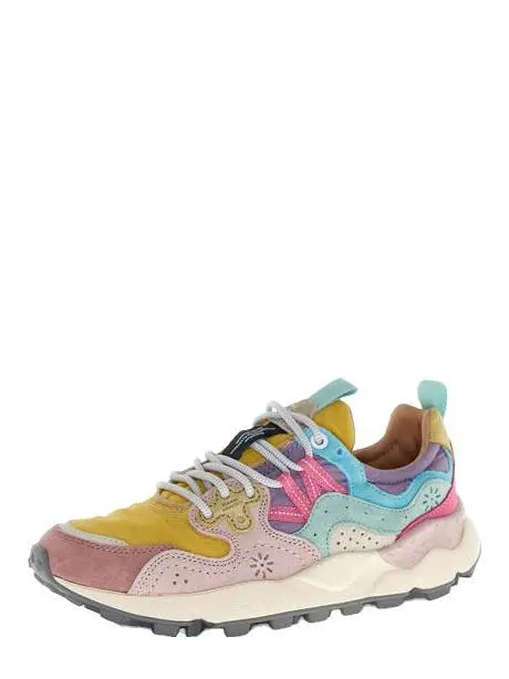 FLOWER MOUNTAIN Yamano 3 Sneaker - Pink/yellow Ochre