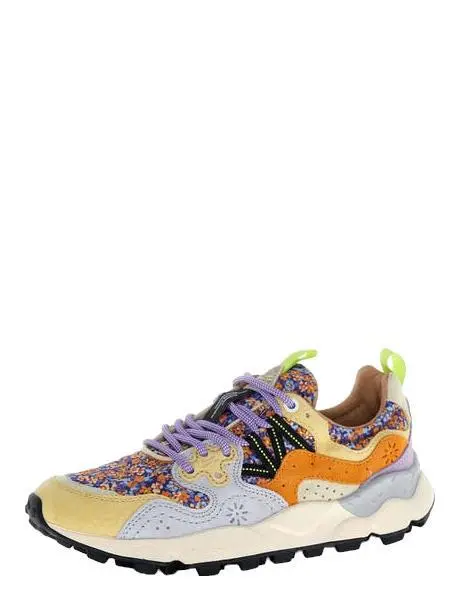 FLOWER MOUNTAIN Yamano 3 Sneaker - Yellow/purple