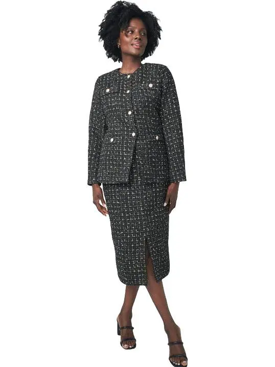 JESSICA LONDON Skirt Suit - Tweed