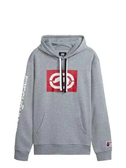 ECKO Logo Hoodie - Grey Heather