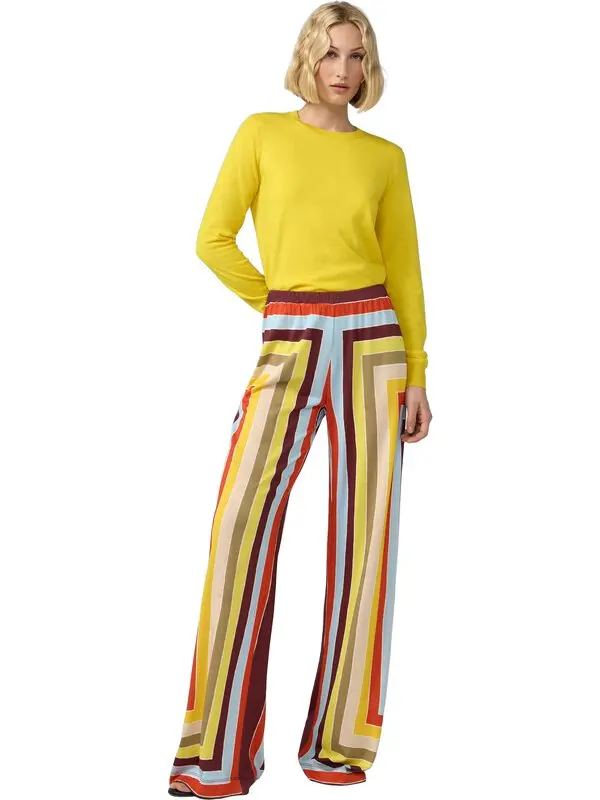Diane Von Furstenberg Malia Pants - Dorian Stripe Multi