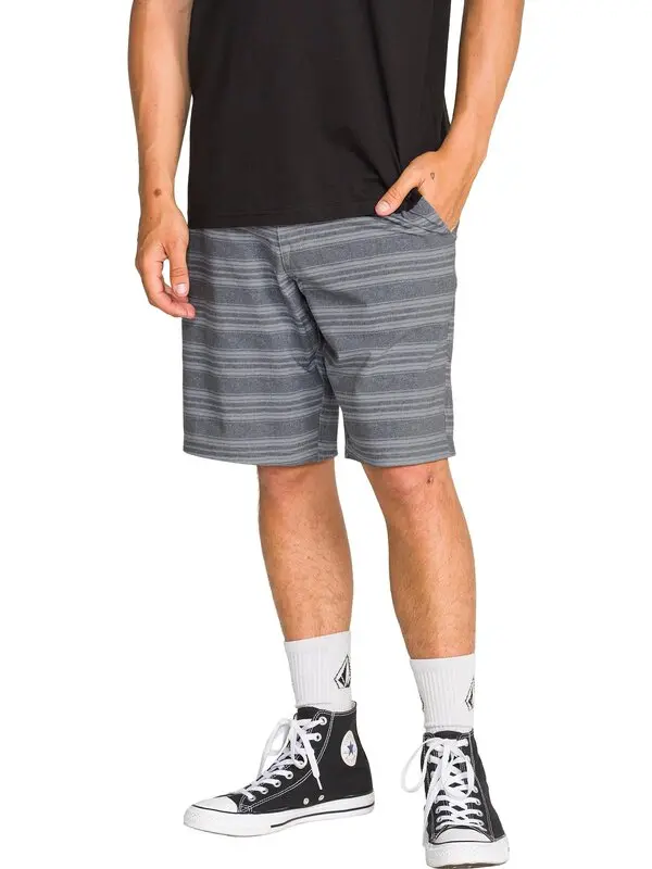 Volcom Mix Frickin Cross Shred Shorts - Pewter