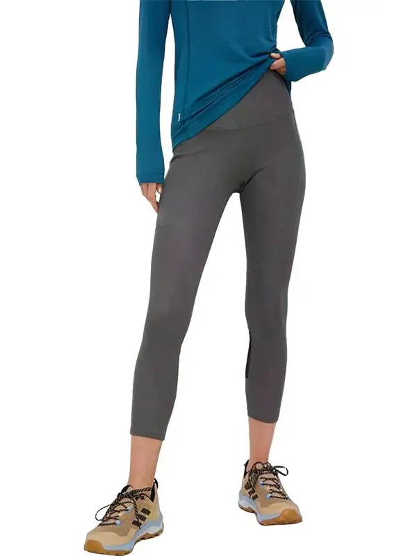 Helly Hansen Side-pocket Cropped Leggings - Grey
