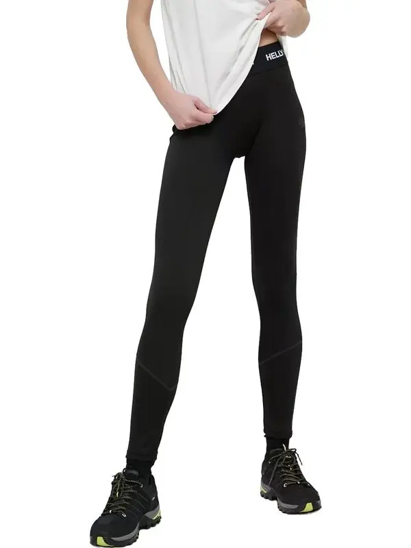 Helly Hansen Logo-waistband Leggings - Black