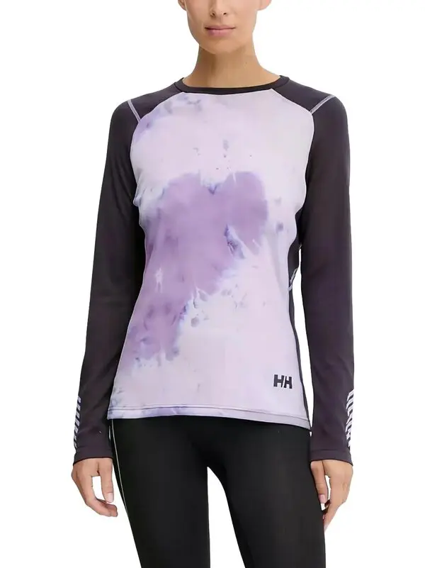 Helly Hansen Tie Dye Long-sleeve Base Layer - Purple