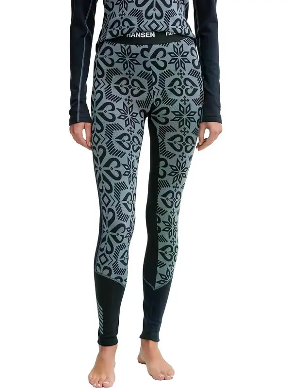 Helly Hansen Lifa Patterned Leggings - Blue
