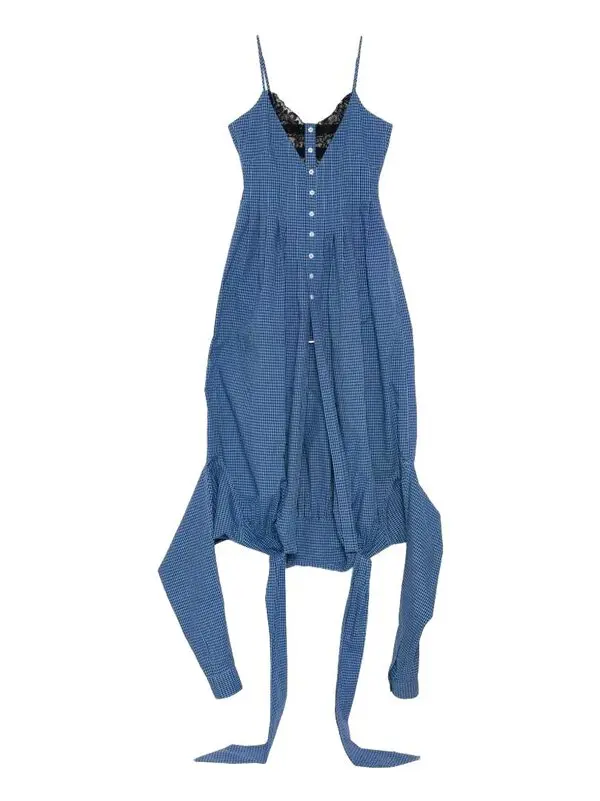 BONBOM Checked Shirt - Blue