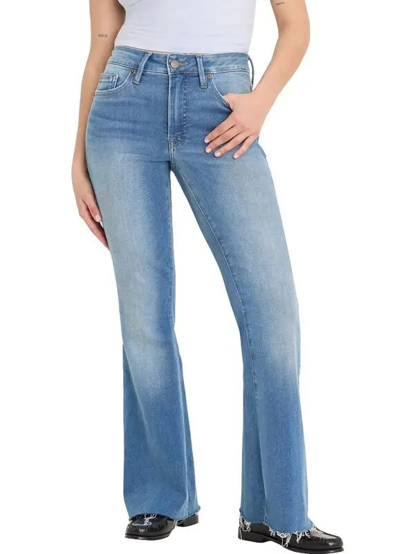 Good American Good Legs Flare Jeans - Indigo1211