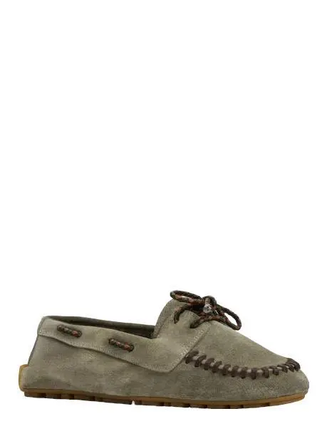 Aquatalia Qually Weatherproof Loafer - Sage Suede
