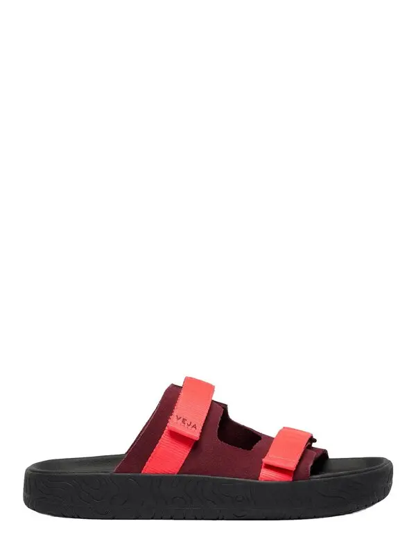 VEJA Arpoador Slide Sandal - Amarante Rose-fluo Black