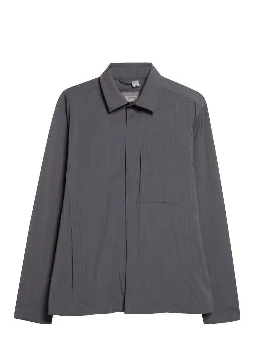 Herno Tech Merino Shirt Jacket - 9487 Iron
