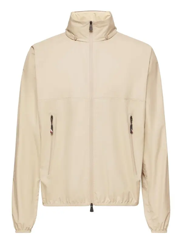 Moncler Packable Hooded Jacket - Beige