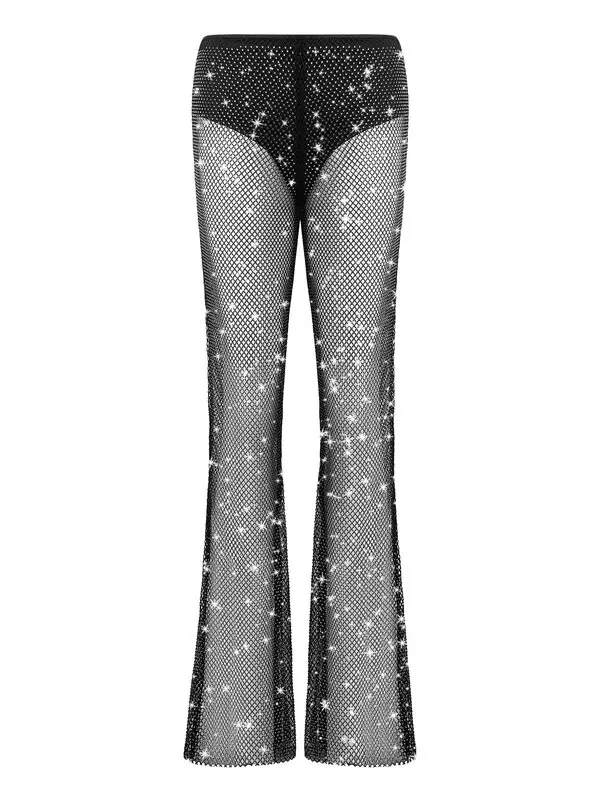 Bluebella Mesh Trousers - Black