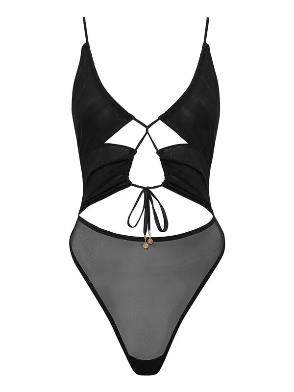 Bluebella Callie Eco Soft Body With Tie Detail - Black