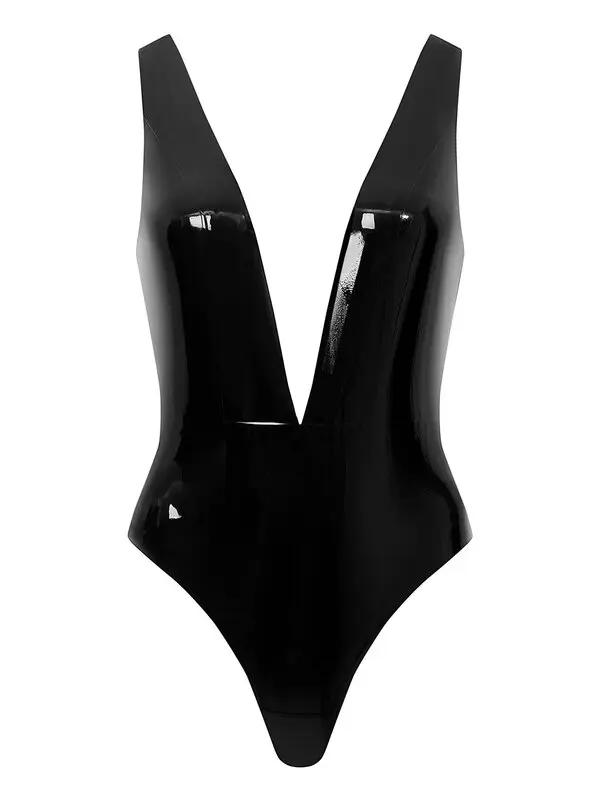 Bluebella Latex Bodysuit - Black