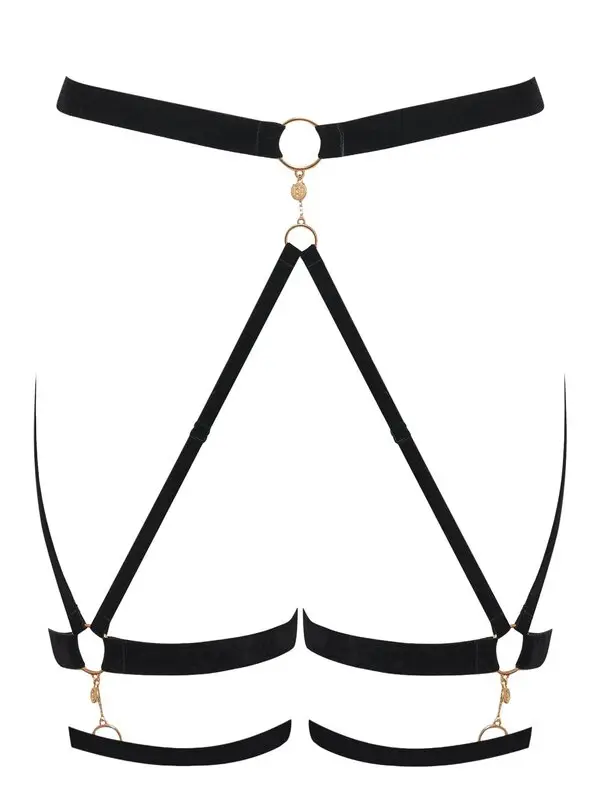 Bluebella Simone Thigh Harness - Black