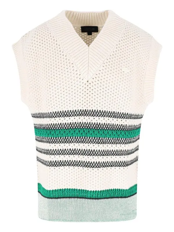 Lacoste Piqué Cotton Blend Vest - Multi