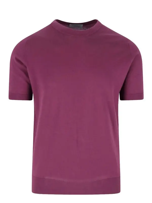 John Smedley T-shirt "kempton - Red
