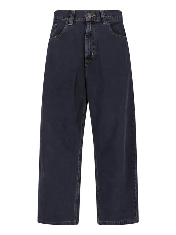 Carhartt Work In Progress Brandon" Wide Leg Jeans - Black