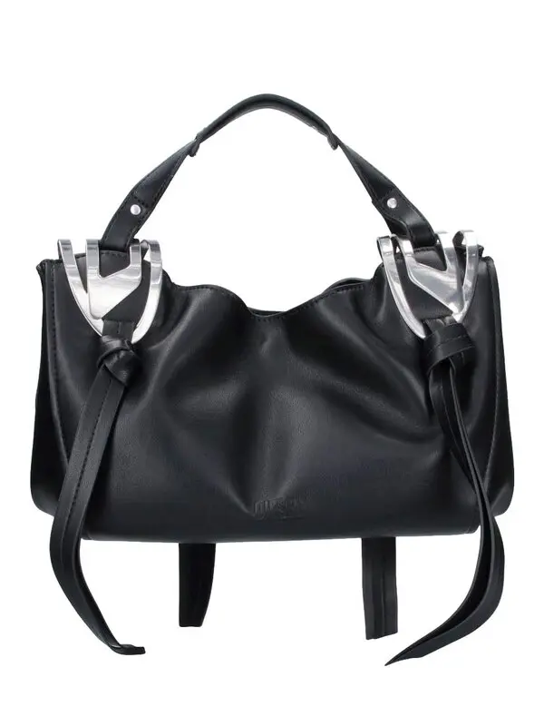 DIESEL® Knot-d Top Handle S Handbag - Black