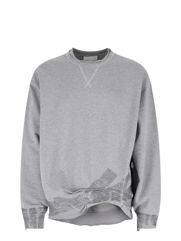 MAISON MARGIELA Sweatshirt With Taped Detail - Gray