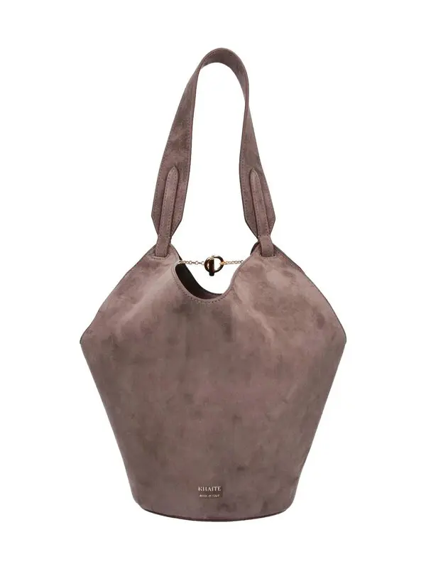 Khaite Lotus Mini Tote Bag - Taupe