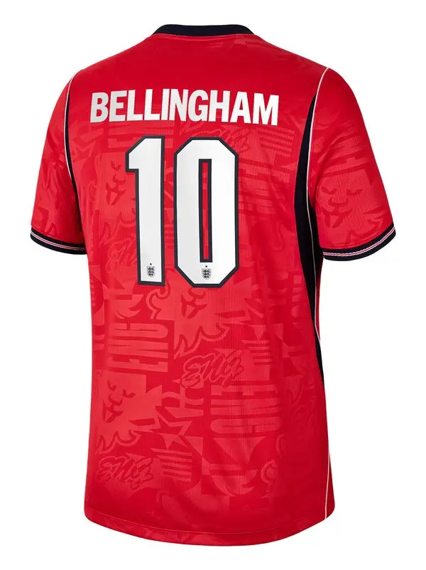 Nike Jude Bellingham England National Team 2026 Stadium Away Dri-fit Soccer Jersey - Red
