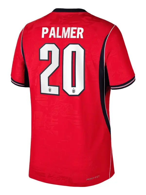 Nike Cole Palmer England National Team 2026 Away Dri-fit Adv Soccer Jersey - Red