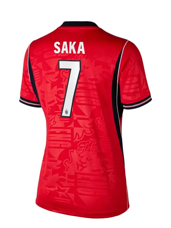 Nike Bukayo Saka England National Team 2026 Stadium Away Dri-fit Soccer Jersey - Red