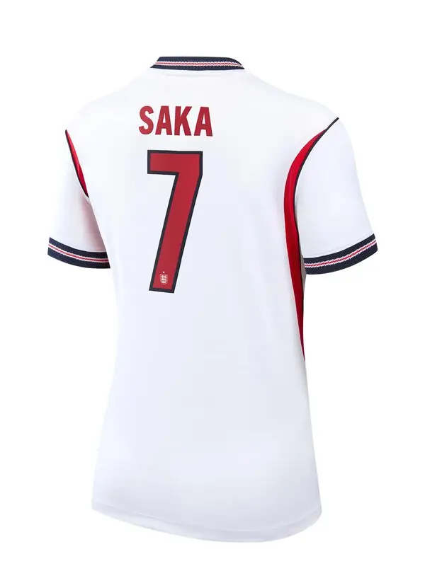Nike Bukayo Saka England National Team 2026 Stadium Home Dri-fit Soccer Jersey - White