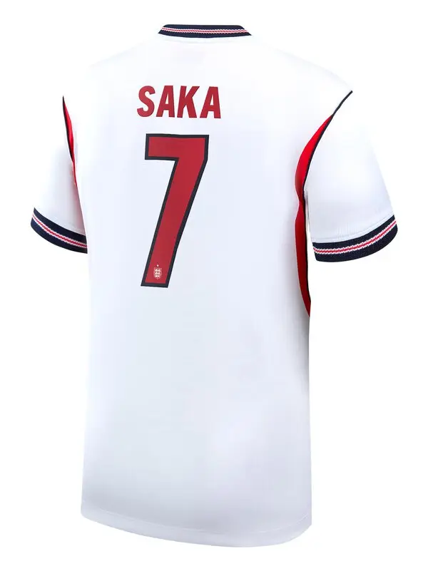 Nike Bukayo Saka England National Team 2026 Stadium Home Dri-fit Soccer Jersey - White