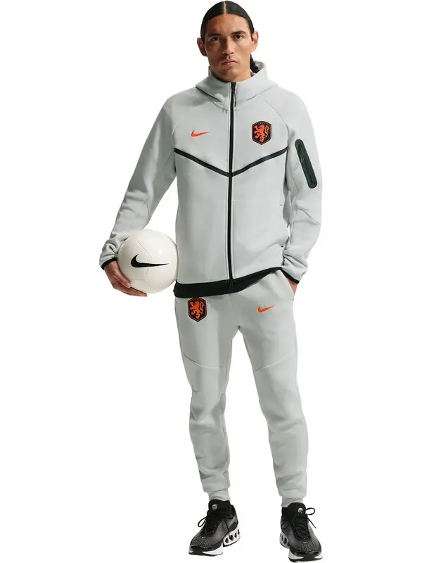 Nike Netherlands Tech Fleece Soccer Jogger Pants - Grey