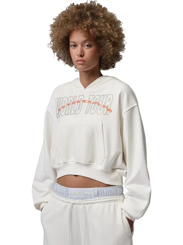 JORDAN Brooklyn Fleece Pullover Hoodie - White