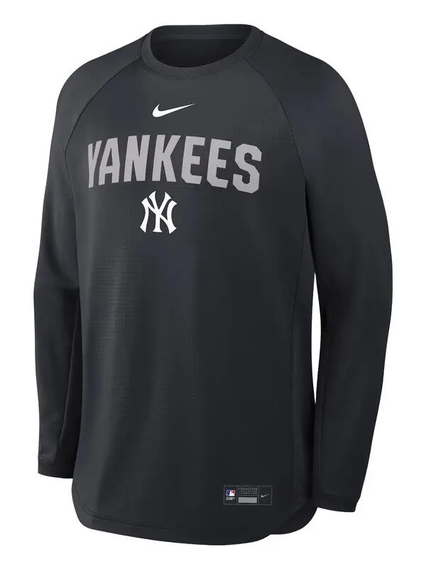 Nike New York Yankees Authentic Collection Dri-fit Pullover Crew - Blue