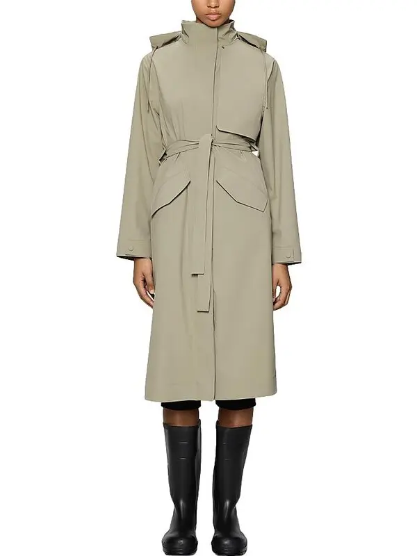 Rains Suva Hardshell Coat - Beige