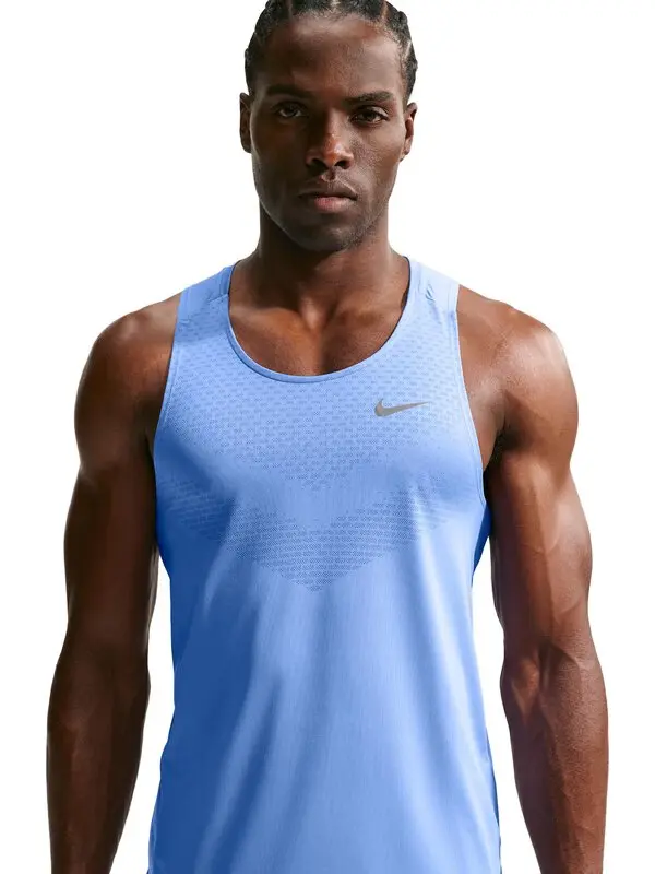 Nike Stride Dri-fit Adv Running Tank Top - Blue