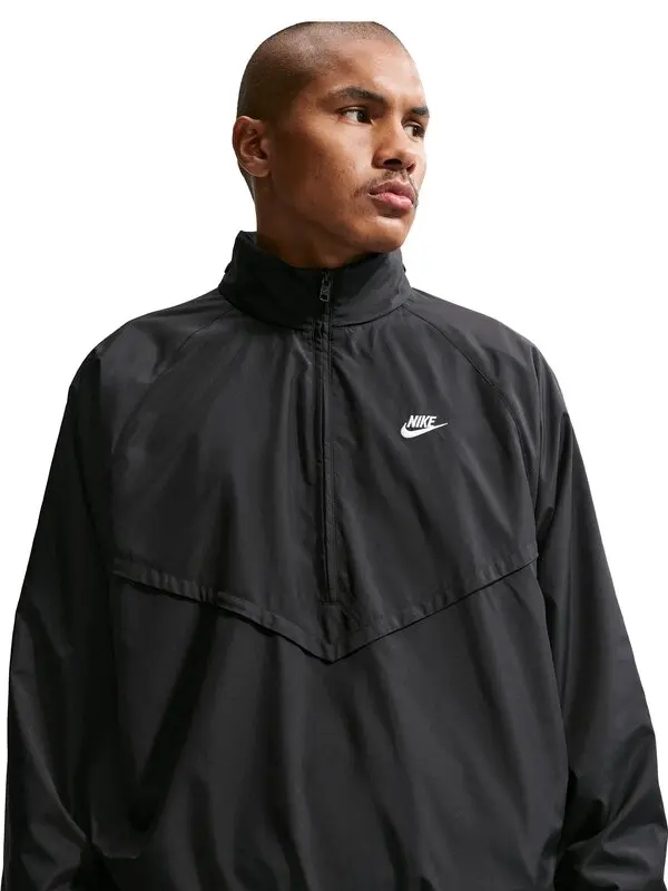 Nike Windrunner Lightweight Half-zip Jacket - Black