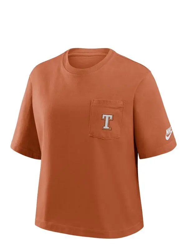 Nike Texas Legacy Pocket Boxy College T-shirt - Orange
