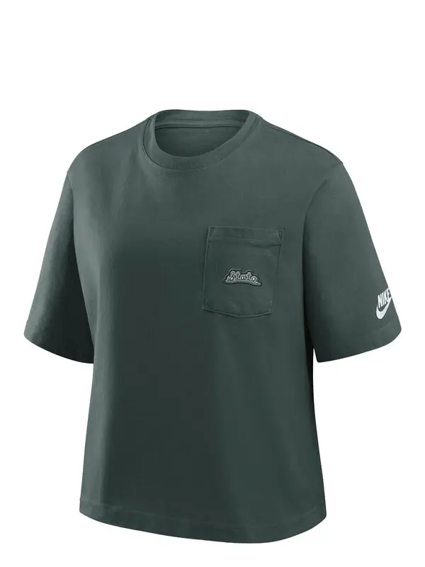 Nike Michigan State Legacy Pocket Boxy College T-shirt - Green