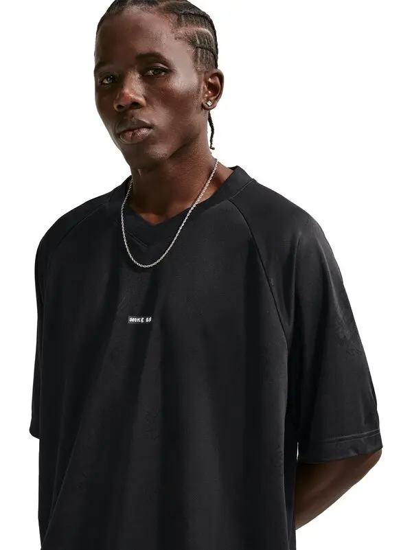 Nike Jacquard Skate Jersey Top - Black