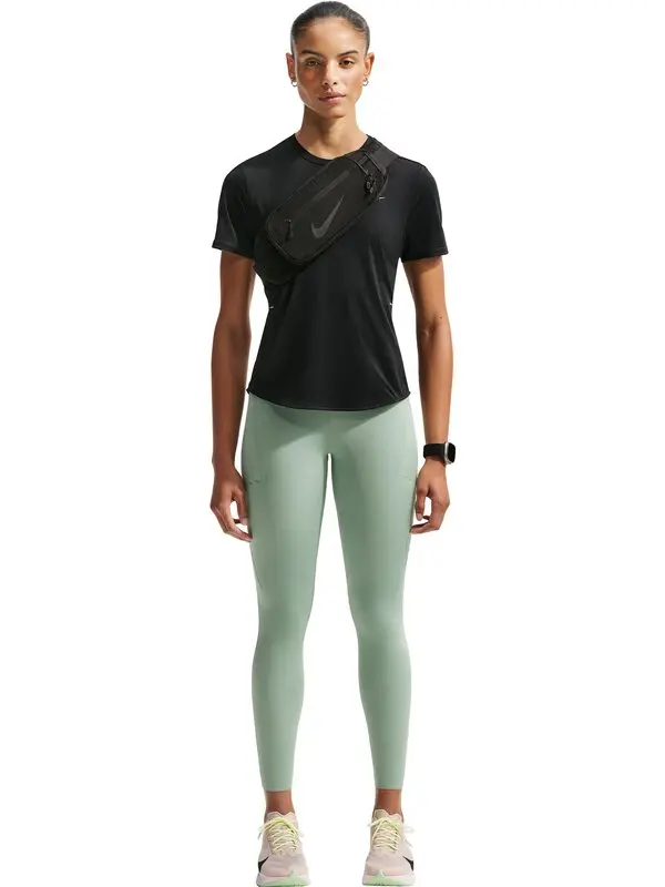 Nike Swift High-waisted 7/8 Running Leggings With Pockets - Green