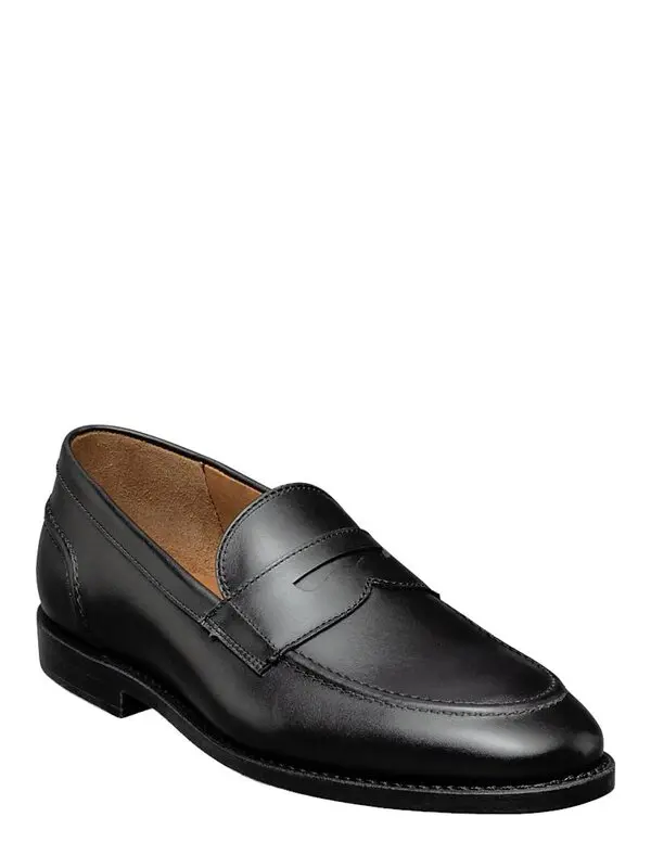 Allen Edmonds Leather Penny Loafers - Black