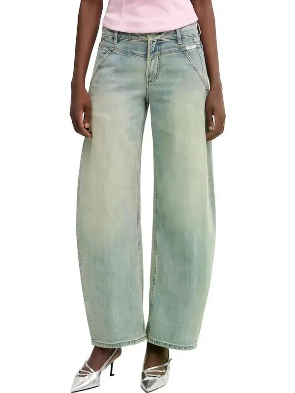 Miss Sixty Panelled Barrel-leg Jeans - Blue