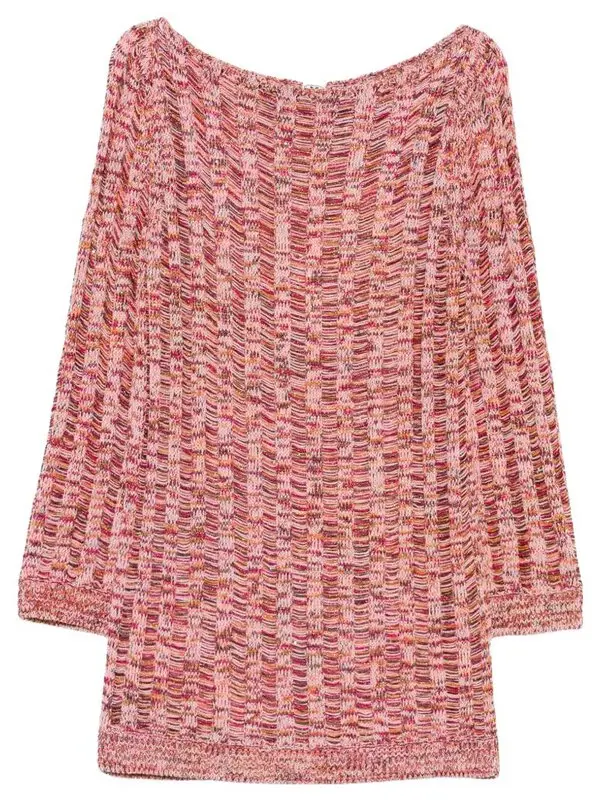 Missoni Patterned Mini Dress - Pink