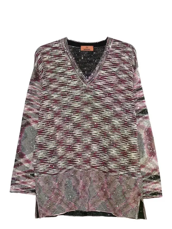 Missoni V-neck Knitwear - Pink