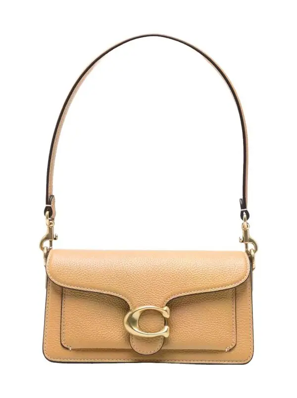 COACH C-buckle Shoulder Bag - Neutrals